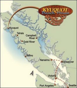 Getting Here | Kyuquot Beach House